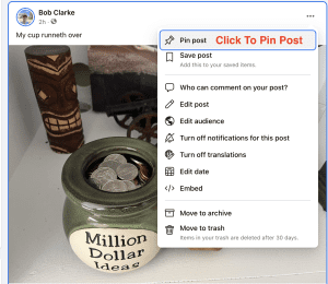 How To Create An Optimized Facebook Pinned Post To Generate Passive ...